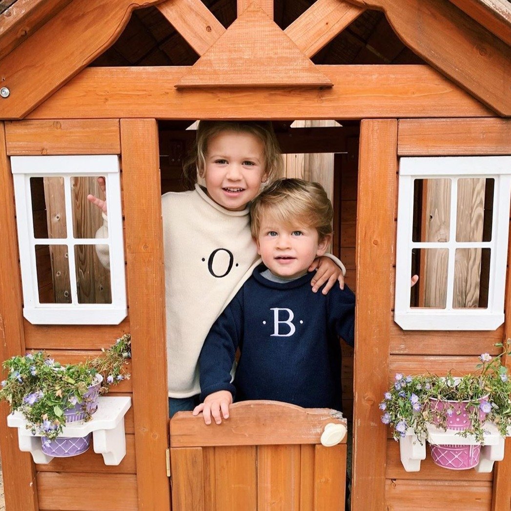 Embroidered Rollneck Sweater – The Monogrammed Home