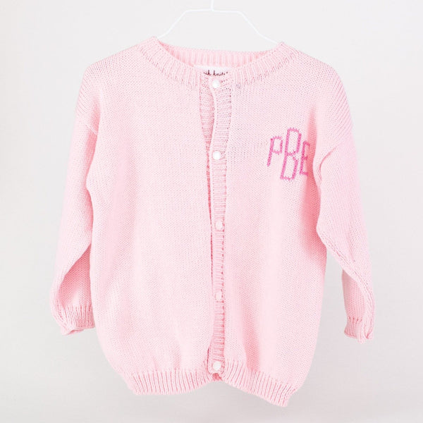 Hand Knit Cardigan Sweater – The Monogrammed Home