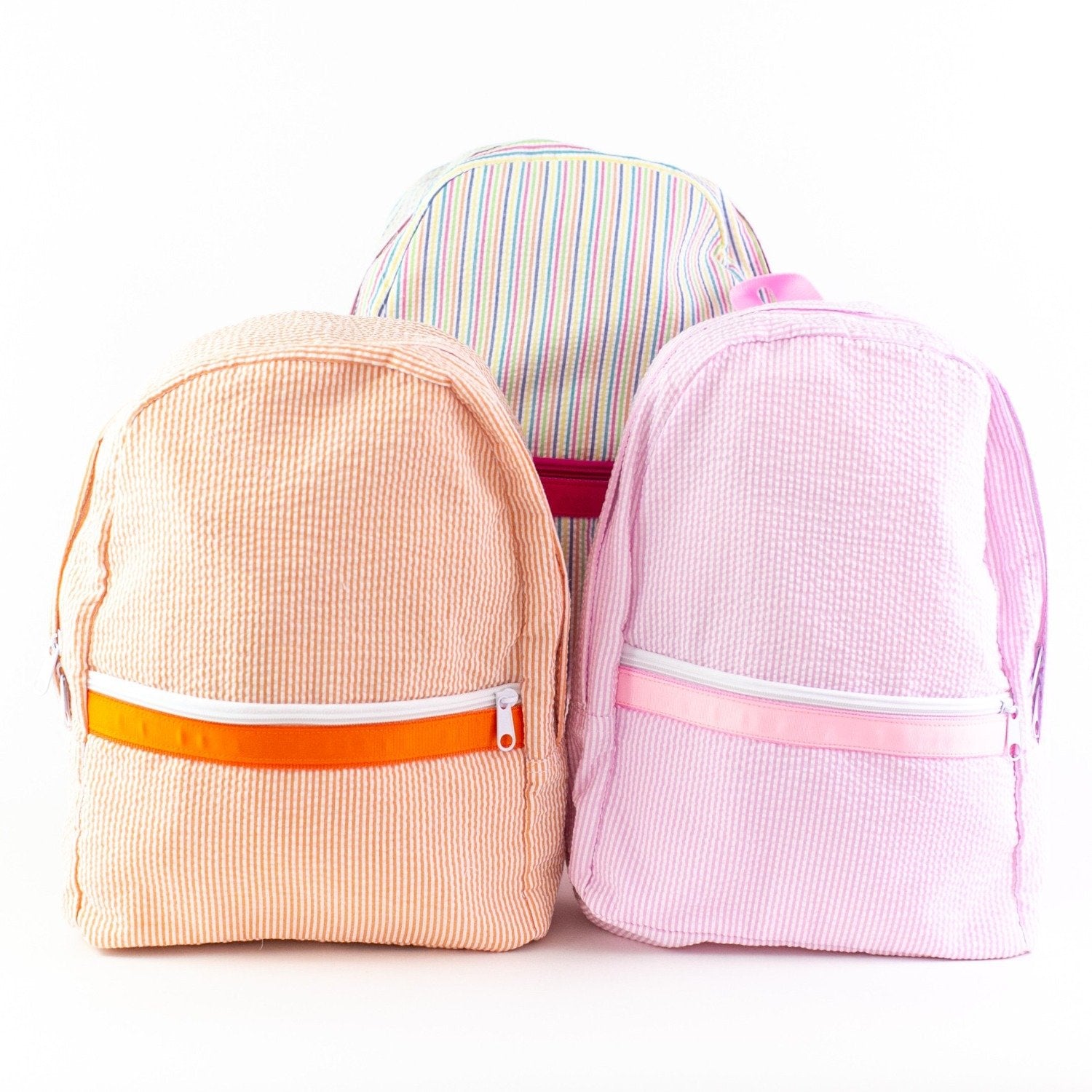 Small Seersucker Children's Backpack – The Monogrammed Home