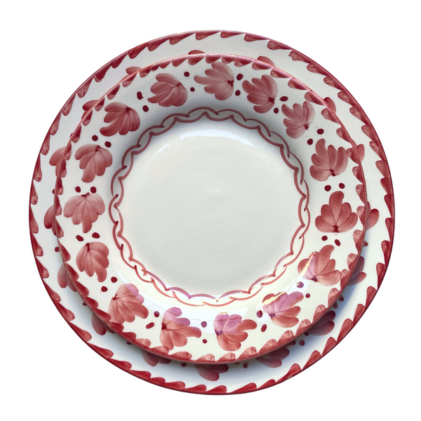 Burgundy Hojas Dinnerware – The Monogrammed Home